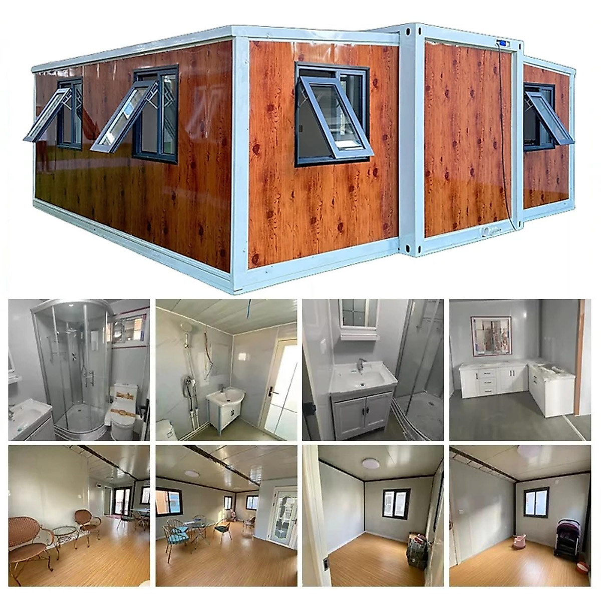 Factory Price Luxury Villa Prefabricated Modern Extendable Container House 2 Bedroom Folding Container House Australia