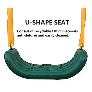 MIIUDGIG Metal Swing Set 3 in 1 for Front Courtyard Outdoor Toys for Kids Ages 3+, Outside Playground Backyard Swingset