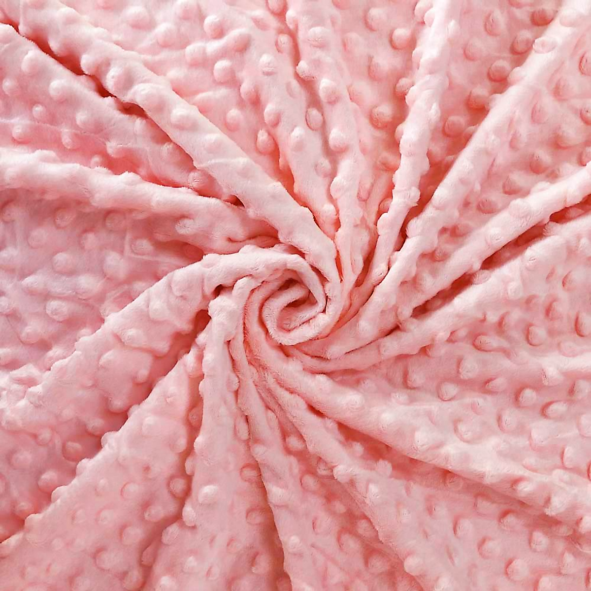 illikkuyax Baby Receiving Blanket, 30 x 47 Inches Plush Blanket with Double Layer Dotted Backing, Cozy Minky Fleece Flamingo Baby Blanket for Newborn Boys, Girls