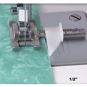 HONEYSEW Adjustable Guide Foot Snap On for Brother,Singer,Husky,Babylock,Kenmore,Janome,Elna