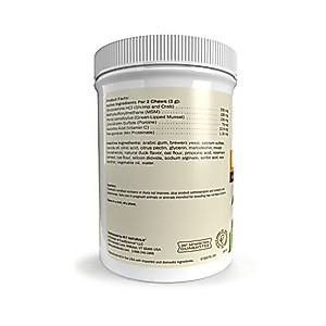 Pet Naturals Hip and Joint Supplement with Glucosamine, Chondroitin and MSM for Dogs and Cats, Duck Flavor, 160 Chews