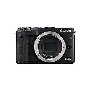 Canon EOS M3 Mirrorless Camera Body - Wi-Fi Enabled (Black)