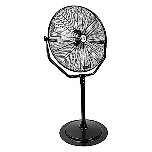 Maxx Air Extreme Power Industrial Pedestal Fan | Heavy Duty 30" Stand Fan, 4800 CFM