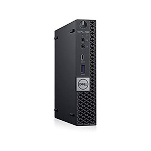 Dell OptiPlex 7060 Micro Desktop Business PC, Intel Core i5-8500T 2.1GHz, 16GB, 256GB SSD, USB Type-C, Win10Pro (Renewed)