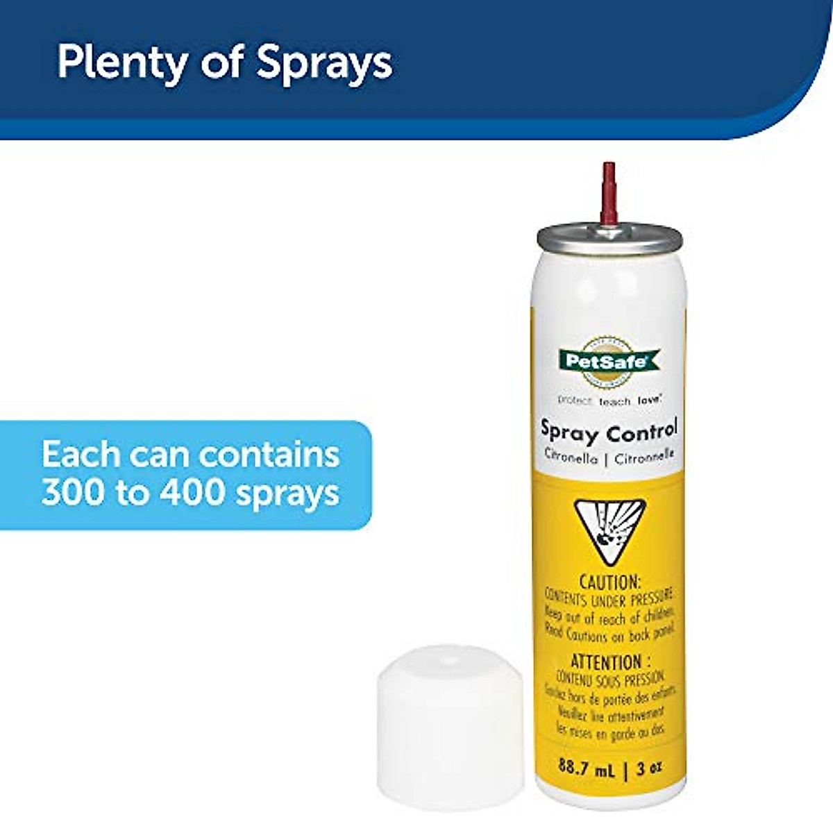 PetSafe Citronella Spray Can Refill for Spray Bark Control Collars and Remote Trainers