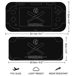 Baseball Stickers Protective Film Sticker Personalized Full Wrap Sticker Compatible with Nintendo Switch
