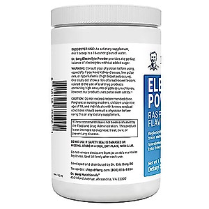 Dr. Berg Hydration Keto Electrolyte Powder - Enhanced w/ 1,000mg of Potassium & Real Pink Himalayan Salt (NOT Table Salt) - Raspberry & Lemon Flavor Hydration Drink Mix Supplement - 100 Servings