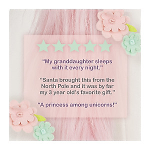 GUND Lily Rose Unicorn Stuffed Animal Plush Toy for Ages 1 and Up, White, 15”