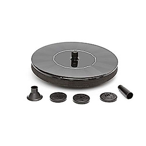 Solar Fountain Water Pump, Solar Powered Garden Decor Floating Fountain Freestanding Bird Bath Water Pump