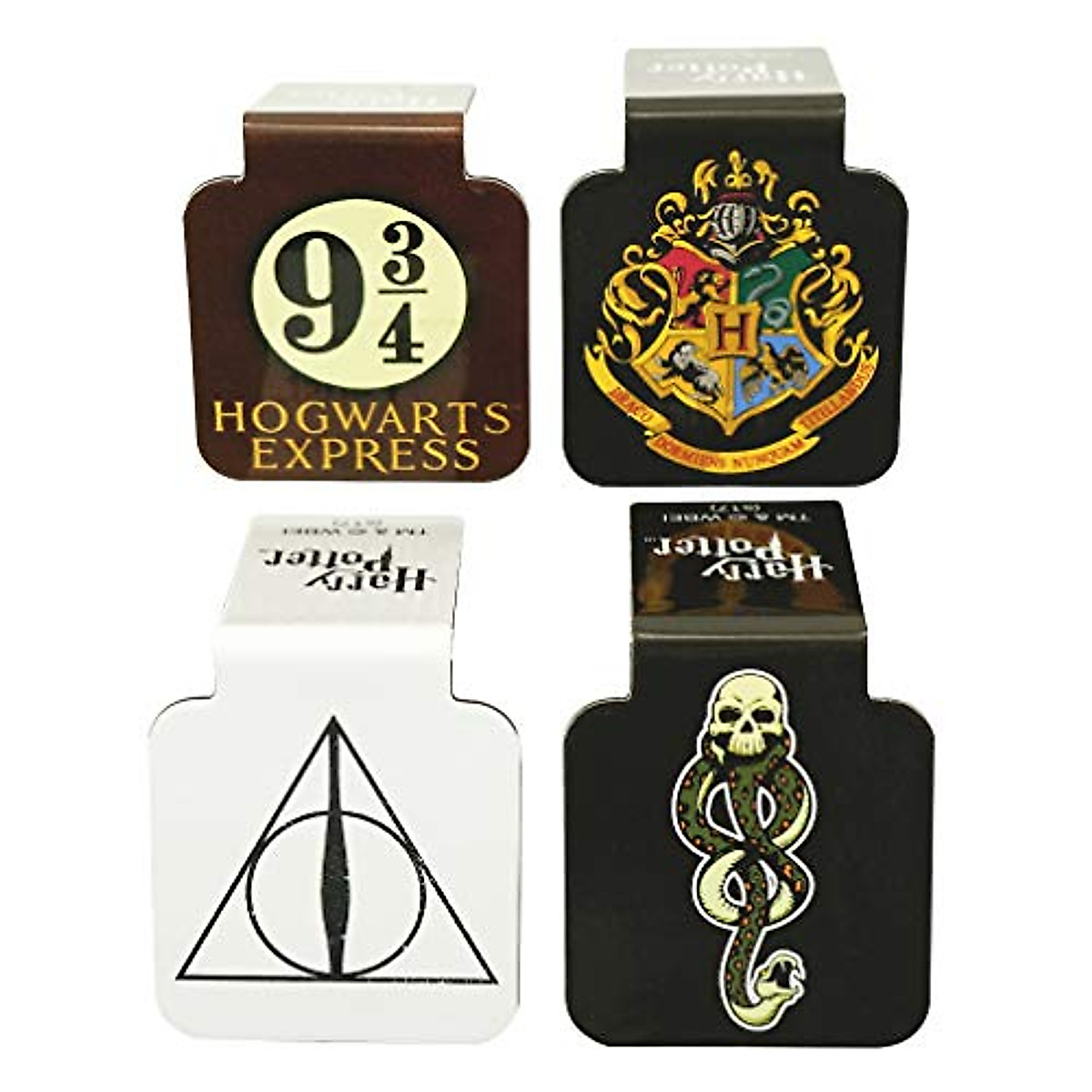Ata-Boy Harry Potter Assortment #1 Set of 4 1" Magnetic Page-Top Bookmarks