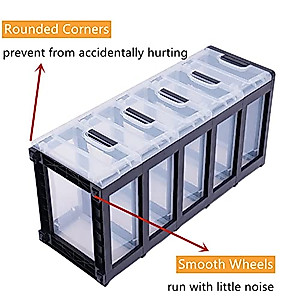 Gdrasuya10 Plastic Drawers Storage Cabinet with 5 Drawers Tall Closet Display Drawers Dresser Organizer for Playroom,Bedroom Furniture,Stackable Vertical Clothes Tower Small Chest Closet