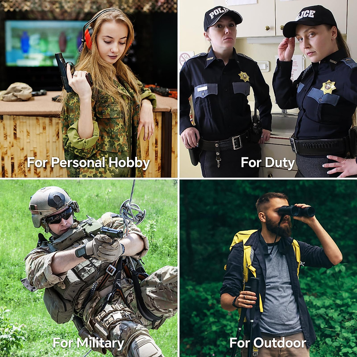 POYOLEE Gun Holster for Women Concealed Carry Holster for Pistols Universal IWB Holster Fits Glock 19 26 43 Springfie XD XDS S&W M&P Shield 9mm Ruge LC9 & All Similar Handguns