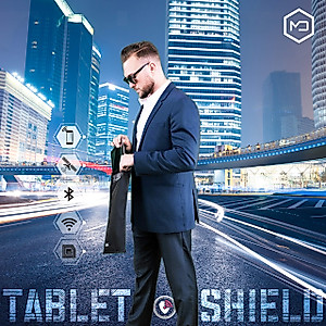 Mission Darkness Non-Window Faraday Bag for Tablets // Device Shielding for Law Enforcement & Military, Executive Privacy, Travel & Data Security, Anti-Hacking Anti-Tracking Anti-Spying Assurance