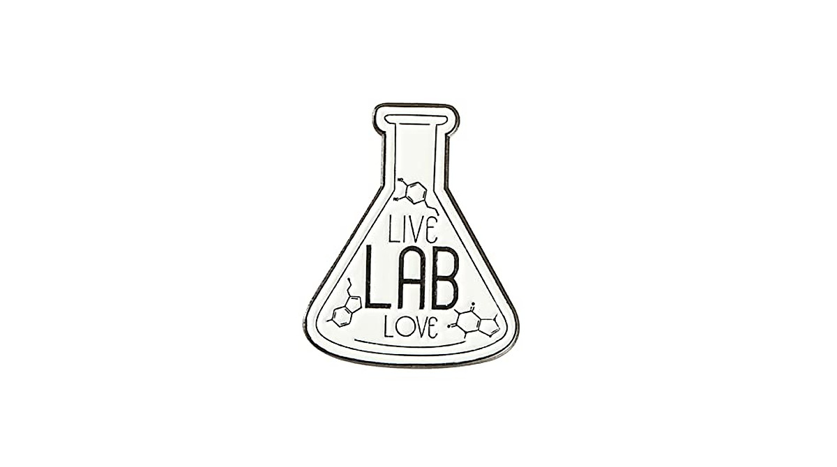 Cute Lab Brooch Pin for Science Lovers - Gifts & Accessories