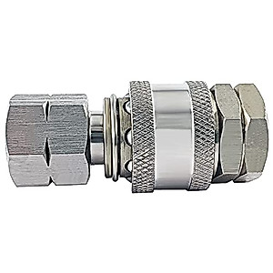 Ultimate Washer UW16-PWCD05 1/4-Inch Stainless Steel Quick Connect Pressure Washer Adapter Set, Max Pressure 5000 PSI Rating