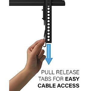 Made for Amazon Universal Tilting TV Wall Mount for 50-86" TVs and Compatible with Amazon Fire TVs