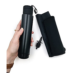 Premium Hidden Flask Set - Sneak A Drink Anywhere You Want - Pourer Included (Umbrella)