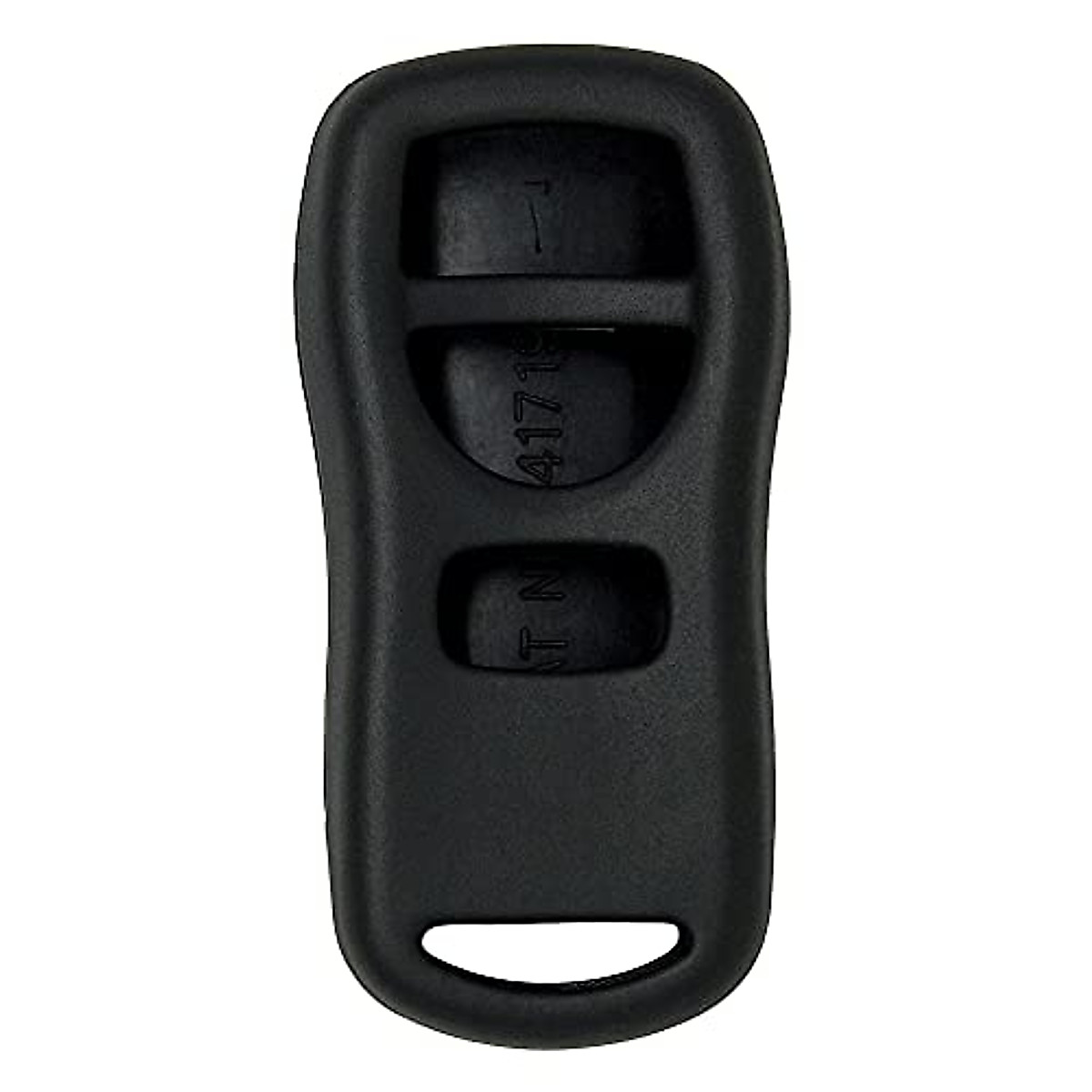Keyless2Go Replacement for New Silicone Cover Protective Case for Select Nissan 3 Button Remotes - Black
