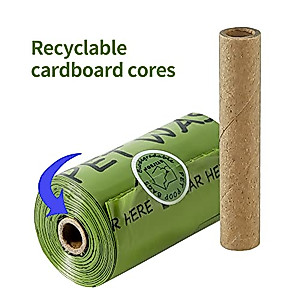 ATIFBOP Biodegradable Dog Poop Bags 360 Counts 24 Rolls, Leak Proof and Thicken Dog Bags for Poop (Scented)