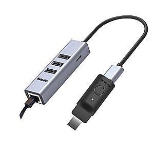 Beloader Official Dedicated USB-Hub Ethernet Adapter RJ45 Network Connector for Beloader PS5. Ultra Slim Aluminum Shell Ethernet Converter with Win7/ 8/10/11, Mac OS, PS3/PS4/PS5/Switch/Xbox