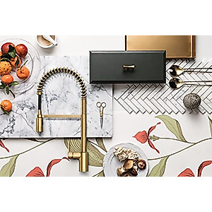 Moen 5923EWBG Align Motionsense Wave Sensor Touchless One Handle Pre-Rinse Spring Kitchen Faucet, Brushed Gold