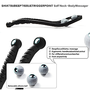 Lyanxinlei Best Self Massager for Your Neck with Multiple Trigger Points for Pain Relief