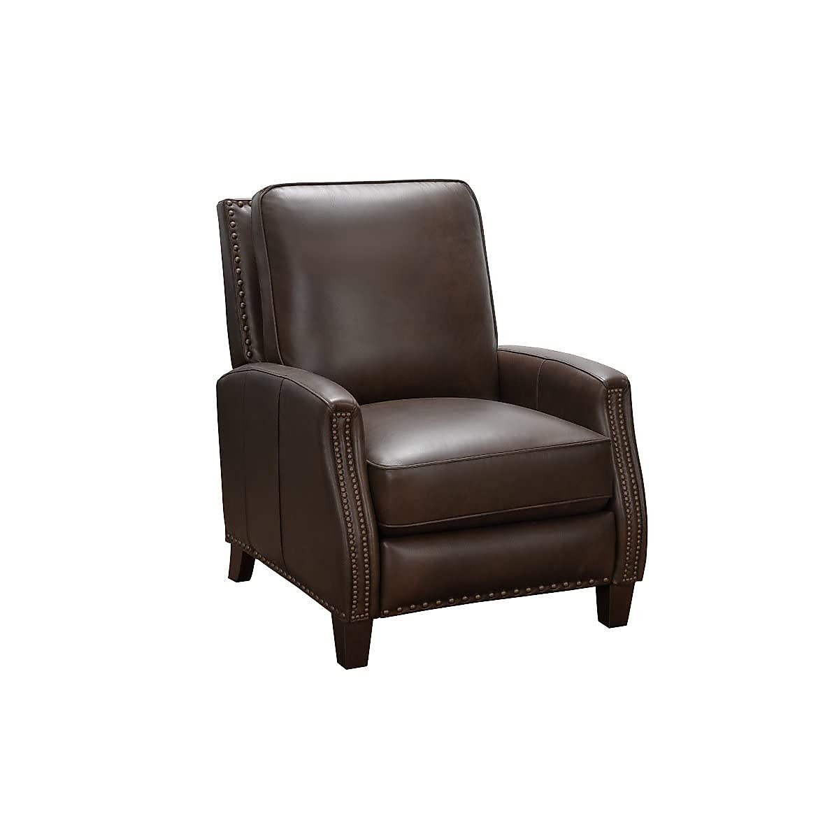 BarcaLounger Melrose Transitional Recliner Lounge Chair with footrest Extension 7-3155 in Ashford Walnut All Leather 5625-87 - Curbside Delivery