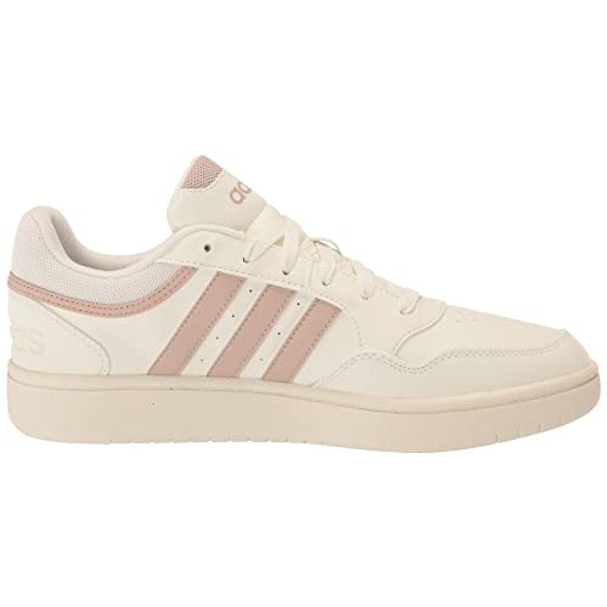 adidas Women's Hoops 3.0 Sneaker, Off White/Wonder Taupe/White, 9