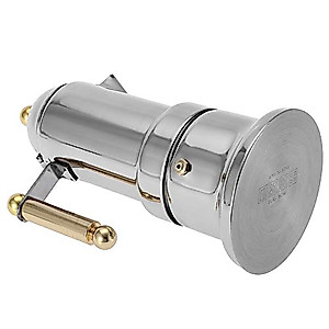 Espresso Maker,Coffee Maker Stove top with Safety Valve 4 Cups Stainless Steel Electric Stovetop Moka Pot