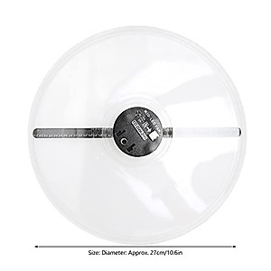 3D Hologram Fan - 3D Hologram Advertising Display Fan, 3D LED Pologram Fan Holographic Projector for Store, Shop, Bar, Casino, Holiday, Events - 1600x224