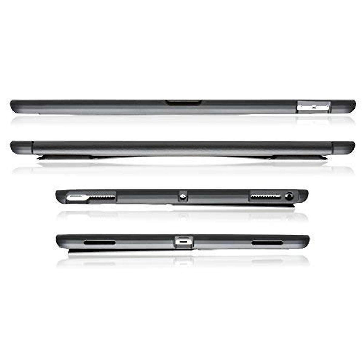 ZUGU CASE 2017/2015 iPad Pro 12.9 inch (Old Model) 1st & 2nd Gen Case Prodigy X, Very Protective But Thin, Convenient Magnetic Stand, Sleep/Wake Cover for Men & Women, Black