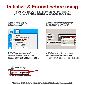 ELUTENG M.2 NGFF to SATA Adapter Card B Key/B & M Key SSD Converter NGFF M2 to 2.5 Inch SATA III Drivers for NGFF M.2 2280 2260 2242 2230 SSD (Not for M.2 NVME)