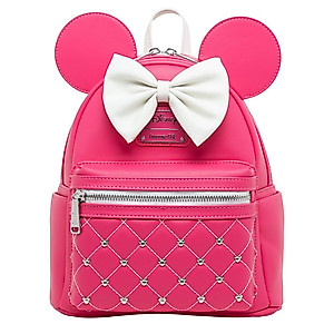 Loungefly Disney The Minnie Mouse Classic Series Women's Backpack - Glow in the Dark Glowberry
