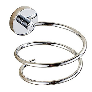 Hair Dryer Holder Wall Mount, Stainless Steel Blow Dryer Rack, Chrome Finished, Hidden Mounted, Copper Fastening