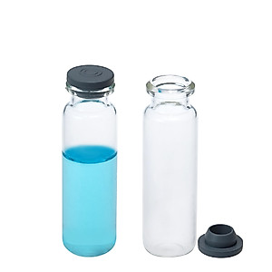 ALWSCI 100PCS 20mm Rubber Butyl Stoppers(Grey) Headspace Septa Mushrooms Self Healing Injection Ports for 13m (0.51in) Diameter Opening Mason Jar Lids