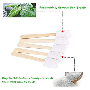 Hztyyier 30pcs Mini Disposable Toothbrush No Toothpaste Needed Portable Soft Oral Care for Kids, Aged, Maternity, Travel (Lemon)