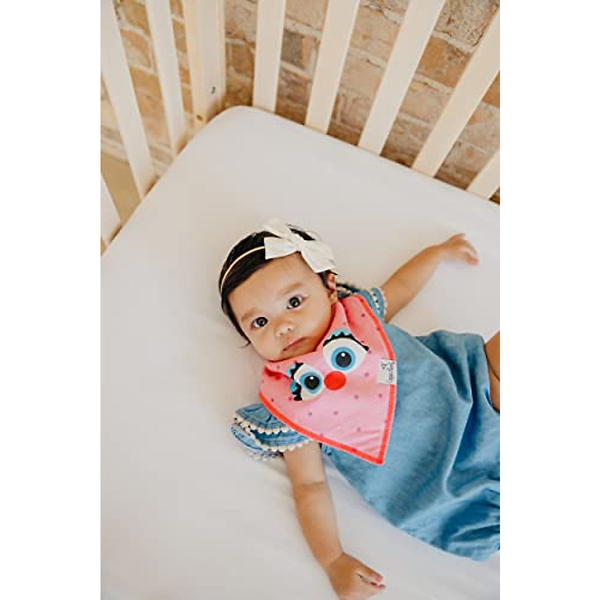 Copper Pearl Baby Bandana Drool Bibs for Drooling and Teething 4 Pack Gift Set Abby and Pals, Soft Set of Cloth Bandana Bibs for Any Baby Girl or Boy, Cute Registry Ideas for Baby Shower Gifts