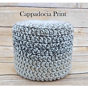 Crochet Toilet Paper Cover, Mega Roll Size - Toilet Paper Cozy - Cappadocia Print