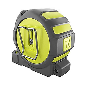 RYOBI RTM16 16 ft. Tape Measure with Overmold and Wireform Belt Clip