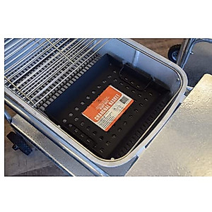 PK Grills Heavy Duty Basket Tray for Barbecue, Fits PK Original and Other Charcoal BBQ Grills, PK99090, Black