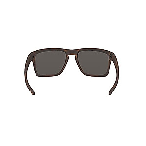 Oakley Men's OO9341 Sliver XL Rectangular Sunglasses, Matte Brown Tortoise/Warm Grey, 57 mm