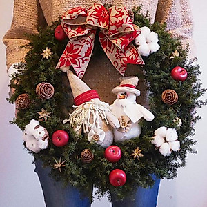 Poolan 3 Pack Dark Green Christmas Wire Wreath Frame 14 Inch Round DIY Craft Decoration Wire Wreath for Christmas Wedding Holidays Valentines Garden Home Party Decorations