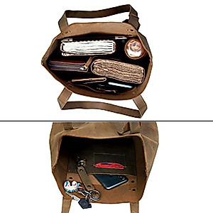 Women Tote Bags Top Handle Satchel Handbags Genuine Leather Shoulder Purse