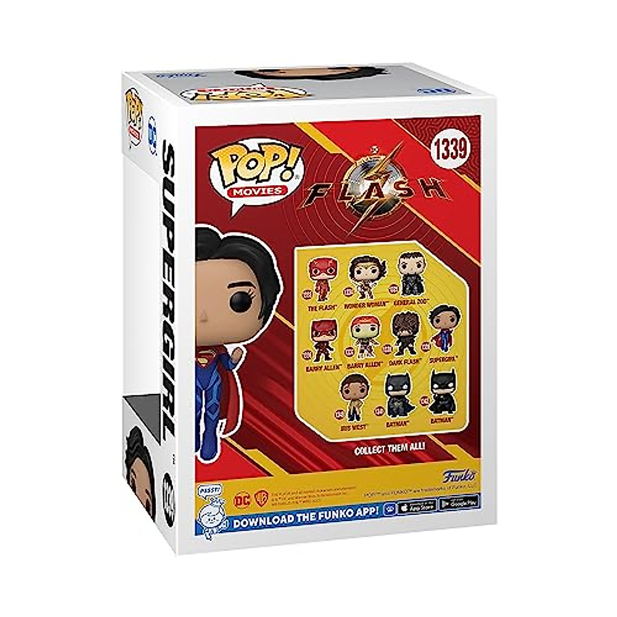 Funko POP! Movies: DC - The Flash - Supergirl - DC Comics - Collectable Vinyl Figure - Gift Idea - Official Merchandise - for Kids & Adults - Comic Books Fans - Model Figure for Collectors