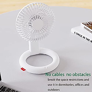 Dalontun Desk Fan Table Shaking Fan Air Circulator Home Office 3 Speed Battery Operated 7 Inch Clip Bedroom Cooling JP-ytts 0