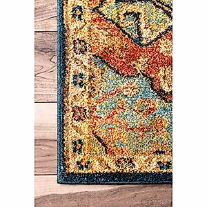 nuLOOM Tabetha Tribal Medallion Area Rug, 4' x 6', Green