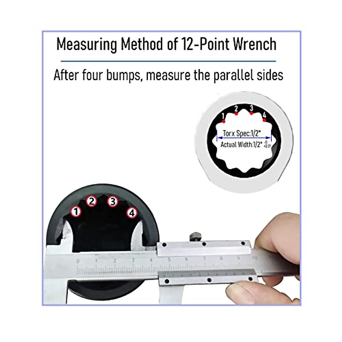 FOCMKEAS 1/2 Inch Ratcheting Combination Wrench SAE 72 Teeth 12 Point Ratchet Box Ended and Open End Spanner Tools for Tight Space, Heat-Treated CR-V
