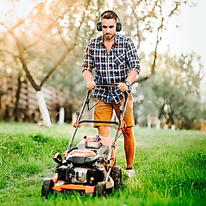 ProCase Ear Protection Noise Cancelling Earmuffs, NRR 28 dB Noise Reduction Headphones Ear Defender for Shooting Hunting Mowing, Storage Bag Included -Black