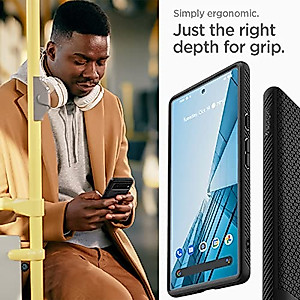 Spigen Liquid Air Armor Designed for Google Pixel 6 Case (2021) - Matte Black