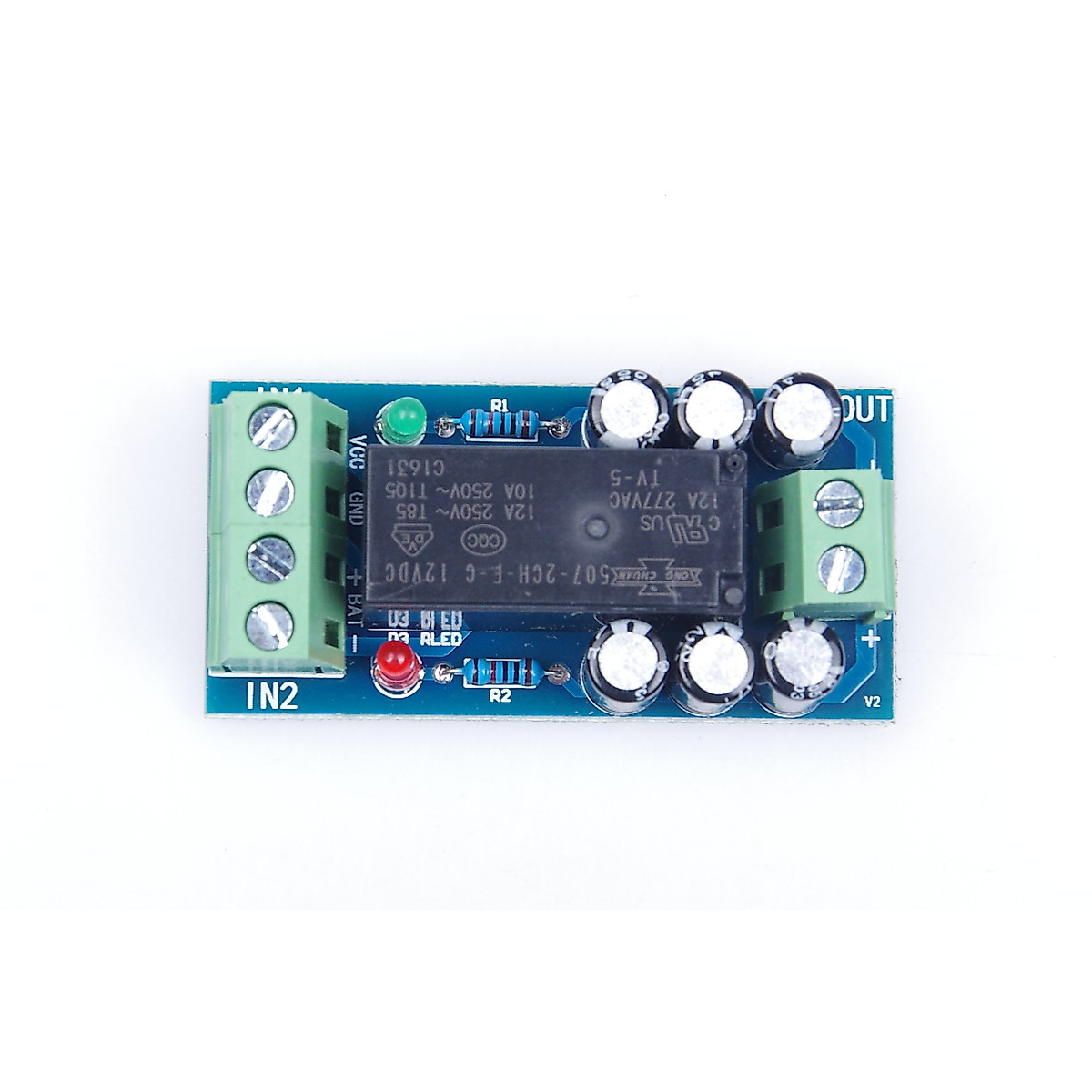 LM YN LM YN Battery Emergency Switch Control Module DC12V Max 150W Power Failure Automatically Switches to Backup Battery Suitable for Network Equipment, Electrical Equipment etc.
